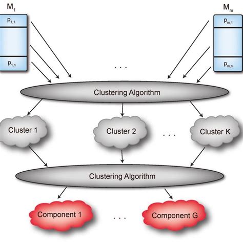 Two Stage Clustering Procedure To Identify Shared Components In A Download Scientific Diagram