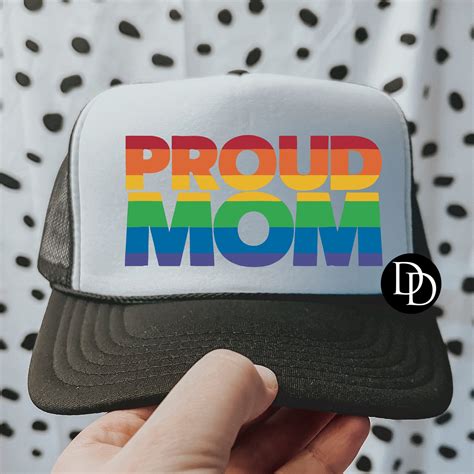 Rainbow Proud Mom Dtf Transfer Dapper Designs