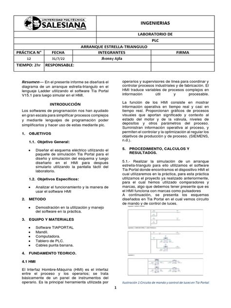 Practica 12 Pdf Controlador Lógico Programable Software