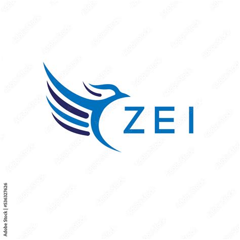 Zei Technology Letter Logo On White Backgroundzei Letter Logo Icon
