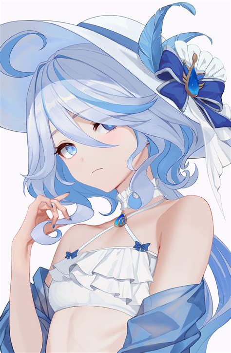 Furina Genshin Impact Drawn By Zero Pi Danbooru