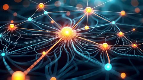 Overview of Abstract Neural Network Visualization with Colorful Nodes Stock Footage - Video of ...