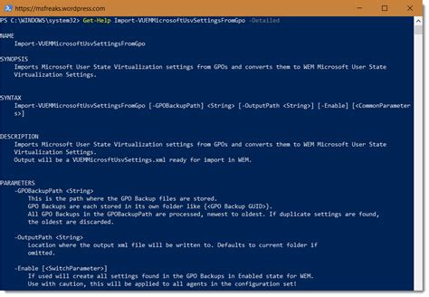 Powershell Module For Citrix Wem Part 3 Environmentalsettings And Microsoftusvsettings From