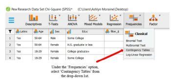Running And Interpreting A Chi Square Test In Jasp Exploring