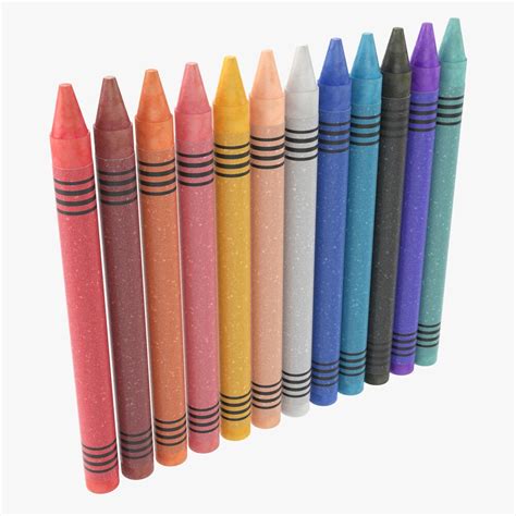 Crayon Set 3D модель Скачать Other Author Format Exclude на 3DModels org