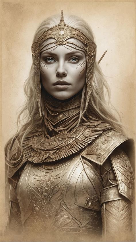 Download Ai Generated Woman Warrior Royalty Free Stock Illustration