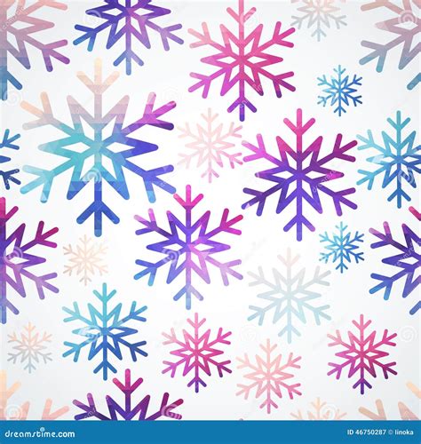 Abstract Snowflake Damask Ornament Background Vector Illustration 46404366