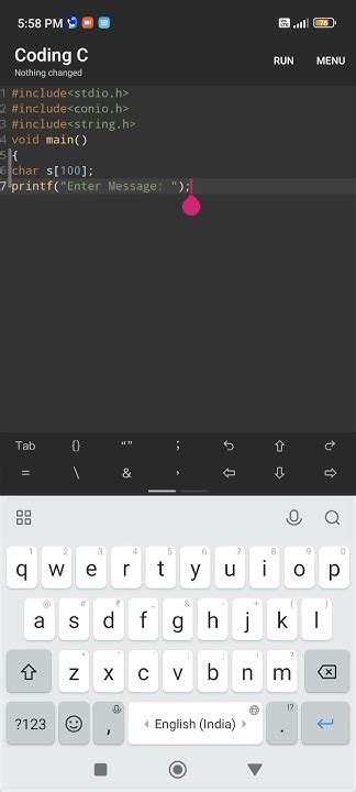 Using Gets Function Of Stringh C Programming Coding Shorts
