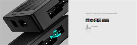 DEEPCOOL SC790 1 To 6 ARGB PWM 2 In 1 RGB Chassis Fan Hub SATA Power Supply Magnetic Design 6