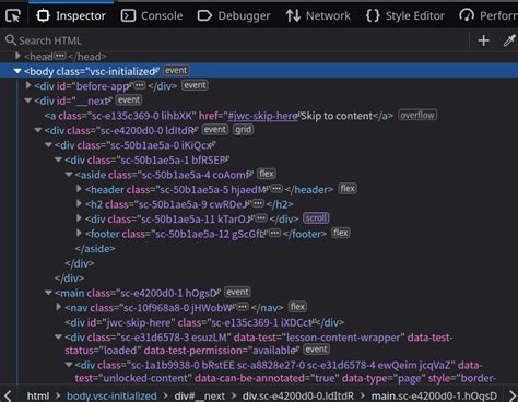 Width Spacing Incorrect For Inspector Element Tags Developer Tools Mozilla Discourse