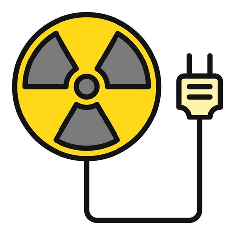 Plug From Radiation Symbol Vector Radiation Warning Colored Icon Or Logo Element 42656584 Vector