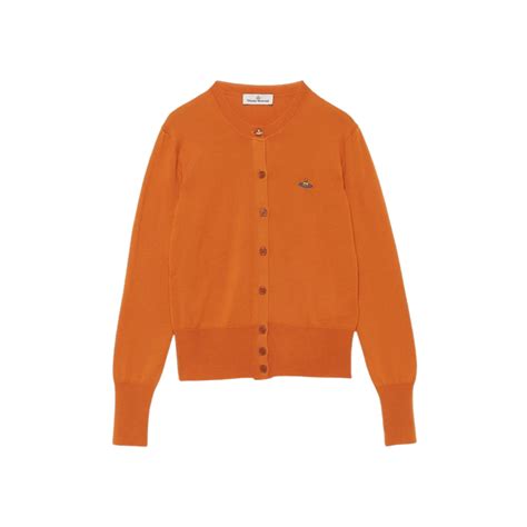 W 비비안 웨스트우드 비아 가디건 오렌지 Vivienne Westwood Kream