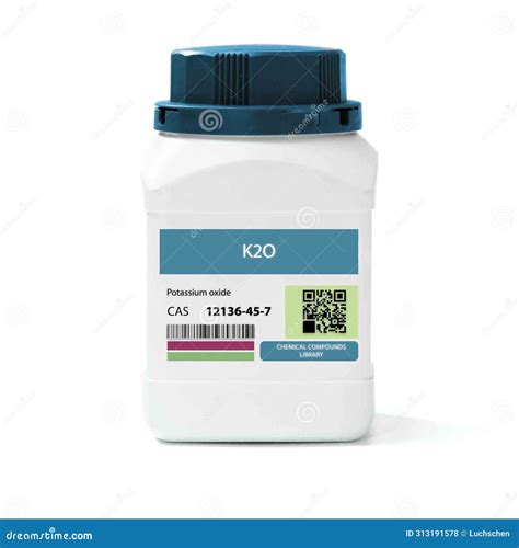 K2O Potassium Oxide Stock Photo Image Of Solution 313191578