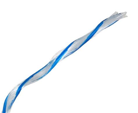 Poly Spiral Wrapped Pulling Twine Blue White 6 500 Fiber Savvy
