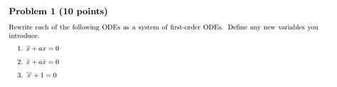 solved problem 1 10 points rewrite each of the following