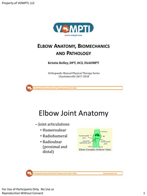 Pdf Elbow Joint Anatomy Joint Articulations Humeroulnar