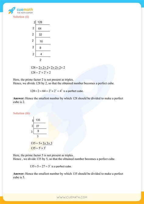 NCERT Solutions Class 8 Maths Chapter 7 Cubes And Cube Roots