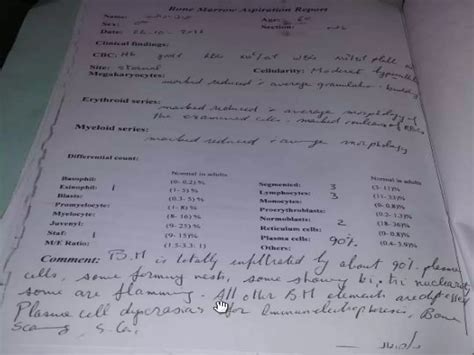 Multiple Myeloma Case Presentation Pptx