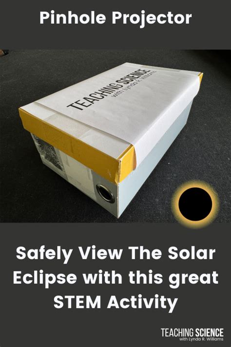 Make A Pinhole Projector To View The Solar Eclipse