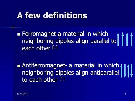Ppt Ising Model Of A Ferromagnet Powerpoint Presentation Free