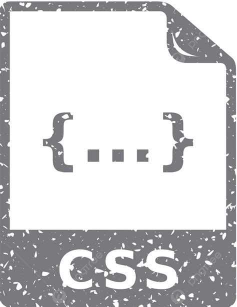 รูปไอคอนกรันจ์ไฟล์ Css รูปแบบสัญลักษณ์การออกแบบเว็บ เวกเตอร์ Png รูป