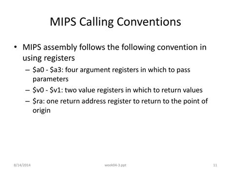 Ppt Mips Functions Powerpoint Presentation Free Download Id3221452