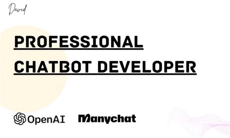 Develop Your Manychat Openai Chatgpt Chatbot By Davetracktechy Fiverr
