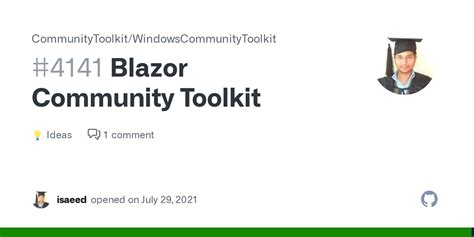 Blazor Community Toolkit Communitytoolkit Windowscommunitytoolkit Discussion Github