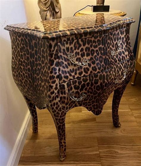 Casa Padrino Beistelltisch Casa Padrino Barock Kommode Leopard Design