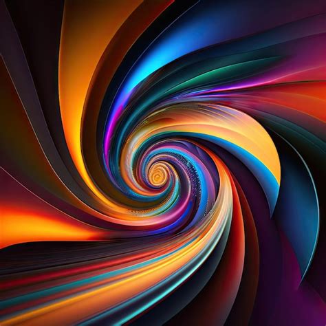 Premium Ai Image Abstract Colorful Fractals Background Fantasy Light