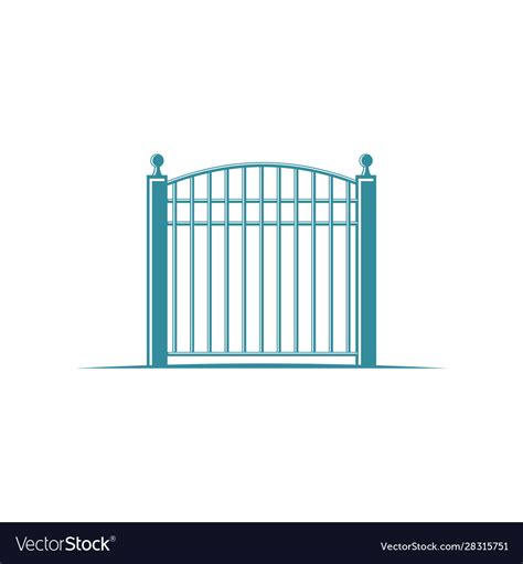 Gate Royalty Free Vector Image VectorStock