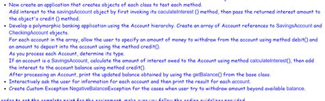 Solved Create An Inheritance Hierarchy That A Bank May Use Chegg