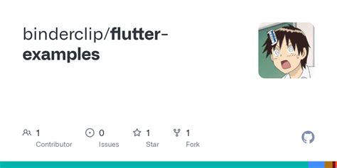 GitHub Binderclip Flutter Examples