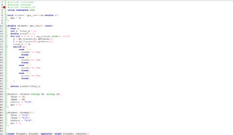 Solved Implement A Driver That Tests The Course And Babe Chegg Com
