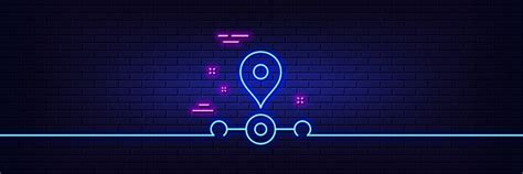 역 노선 아이콘입니다 지하철 여행 경로 표지판 네온 라이트 글로우 효과 벡터 0명에 대한 스톡 벡터 아트 및 기타 이미지 0명 3차원 형태 개념 Istock