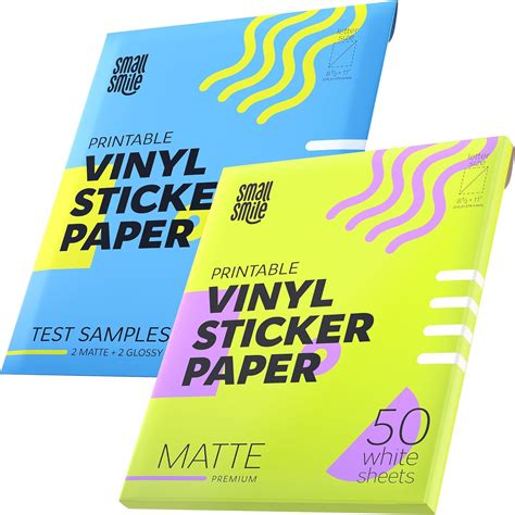 Papel Adhesivo De Vinilo Imprimible De Alta Calidad Para Impresora De