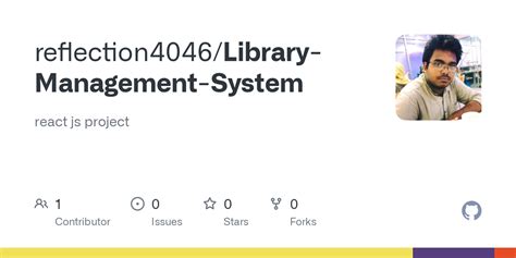 github reflection4046 library management system react js project