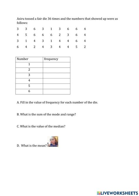 Exercises In Measure Of Central Tendency Grouped And Ungrouped Worksheets Library