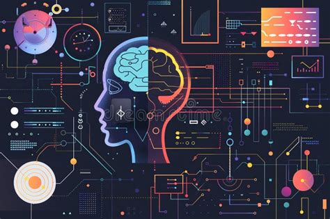 Abstract Representation Of Machine Learning Processes Highlighting The
