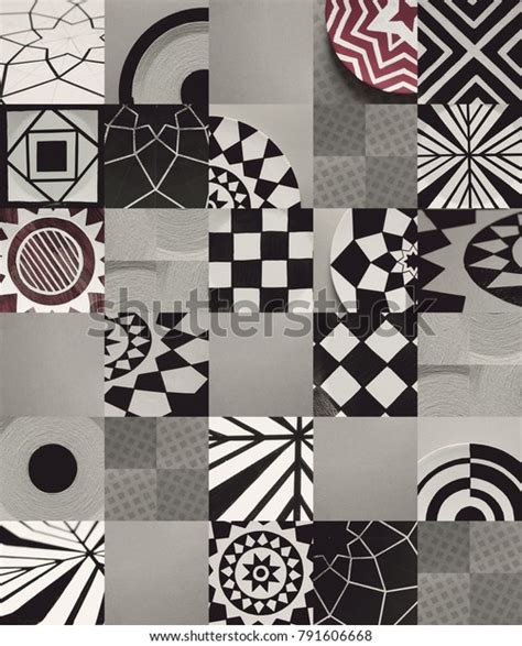 Patchwork Design Geometrical Pattern Shapes Collage Stock Photo 791606668 Shutterstock