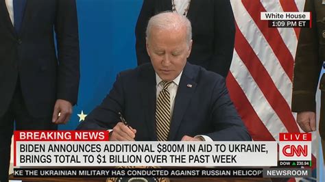 Biden Announces 800 Million In New Military Aid To Ukraine