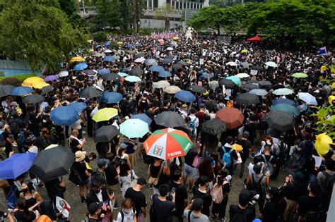 組圖：遮打花園集會 五大訴求缺一不可 反送中 大紀元