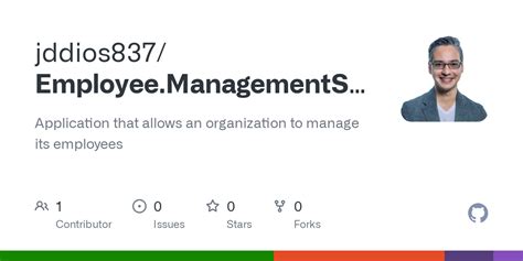 GitHub Jddios837 Employee ManagementSystem Application That Allows