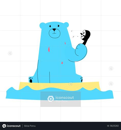 Bear Using Cooling Fan Animation Free Download Nature Animations Iconscout