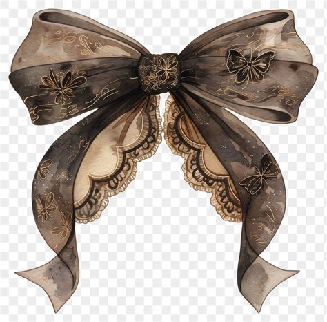 Download Premium Png Of Png Elegant Butterfly Themed Decorative Bow By