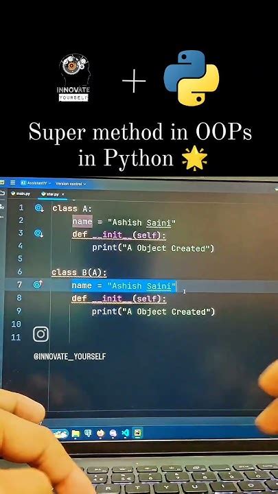 super method in oops in python 🌟 super method function oops object
