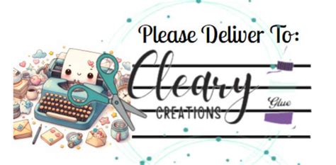 Printable Please Deliver To Pdt Labels Pen Pals Address Label Shipping Mailing Instant Download