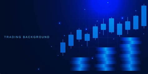 Premium Vector Stack Of Coins With Stock Market Chart Graph