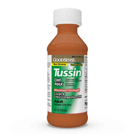 Goodsense® Tussin Dm Max Cough And Chest Congestion 4 Fl Oz