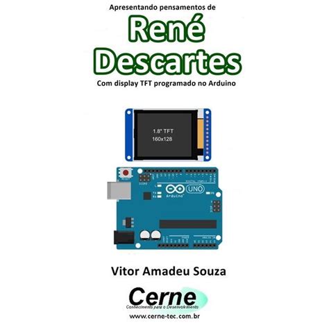apresentando pensamentos de rene descartes com display tft programado